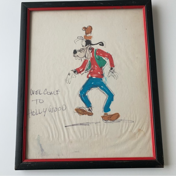 Wall Decor | Vintage Framed Goofy Print | Poshmark